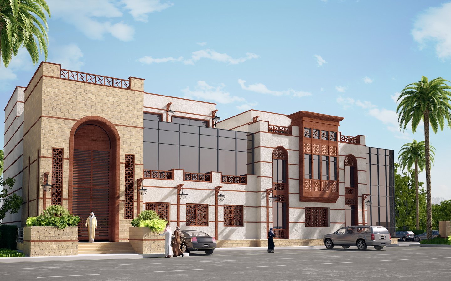 Baghlaf HQ Hijazi Office Building & Interior Design by REC