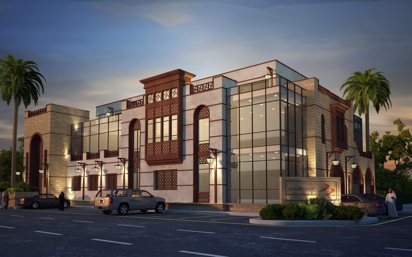 Baghlaf HQ Hijazi Office Building & Interior Design by REC