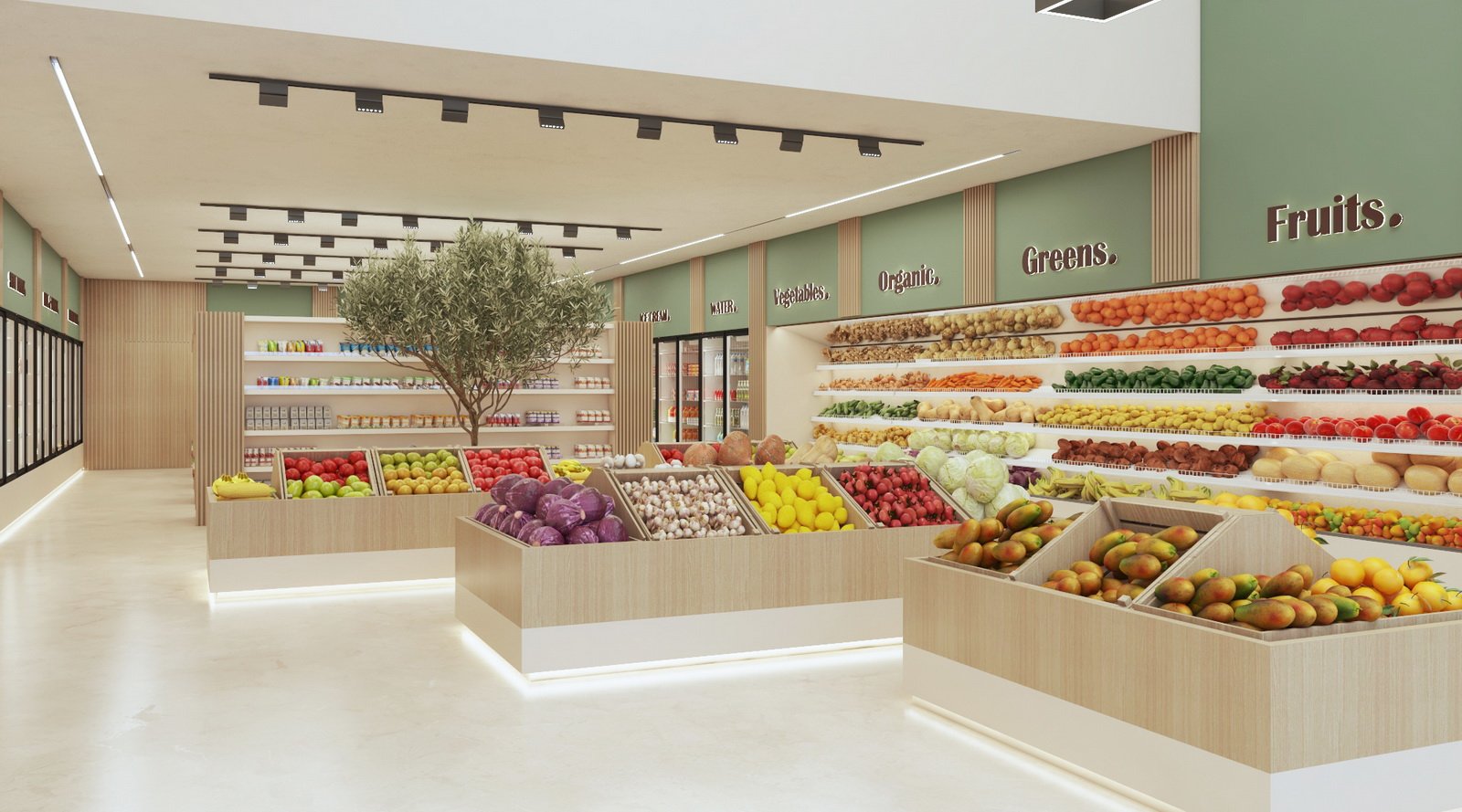 Organic store by REC | Eco-friendly construction services